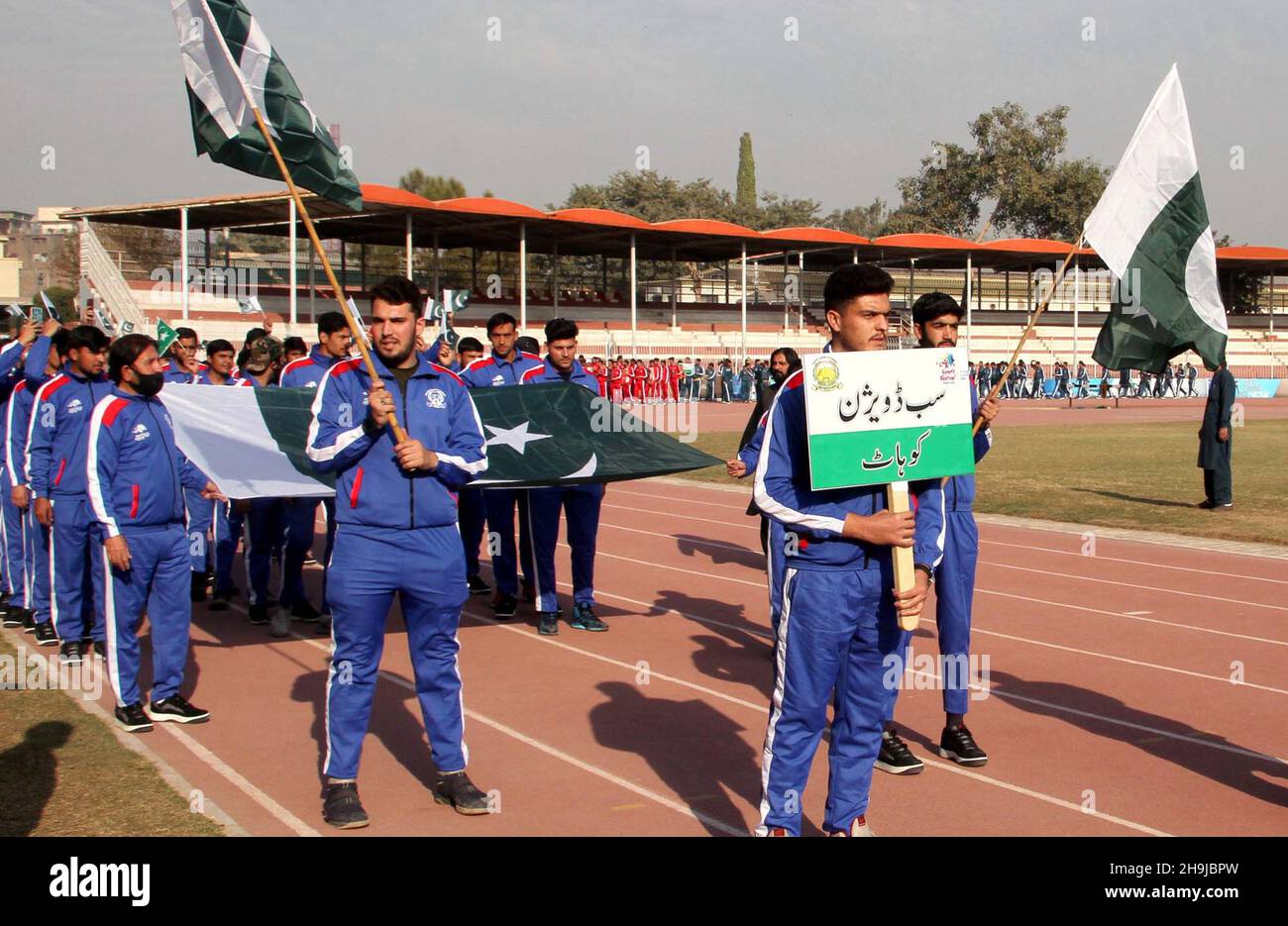 Jamshoro, Pakistan, December 07, 2021. View of opening ceremony of the ...