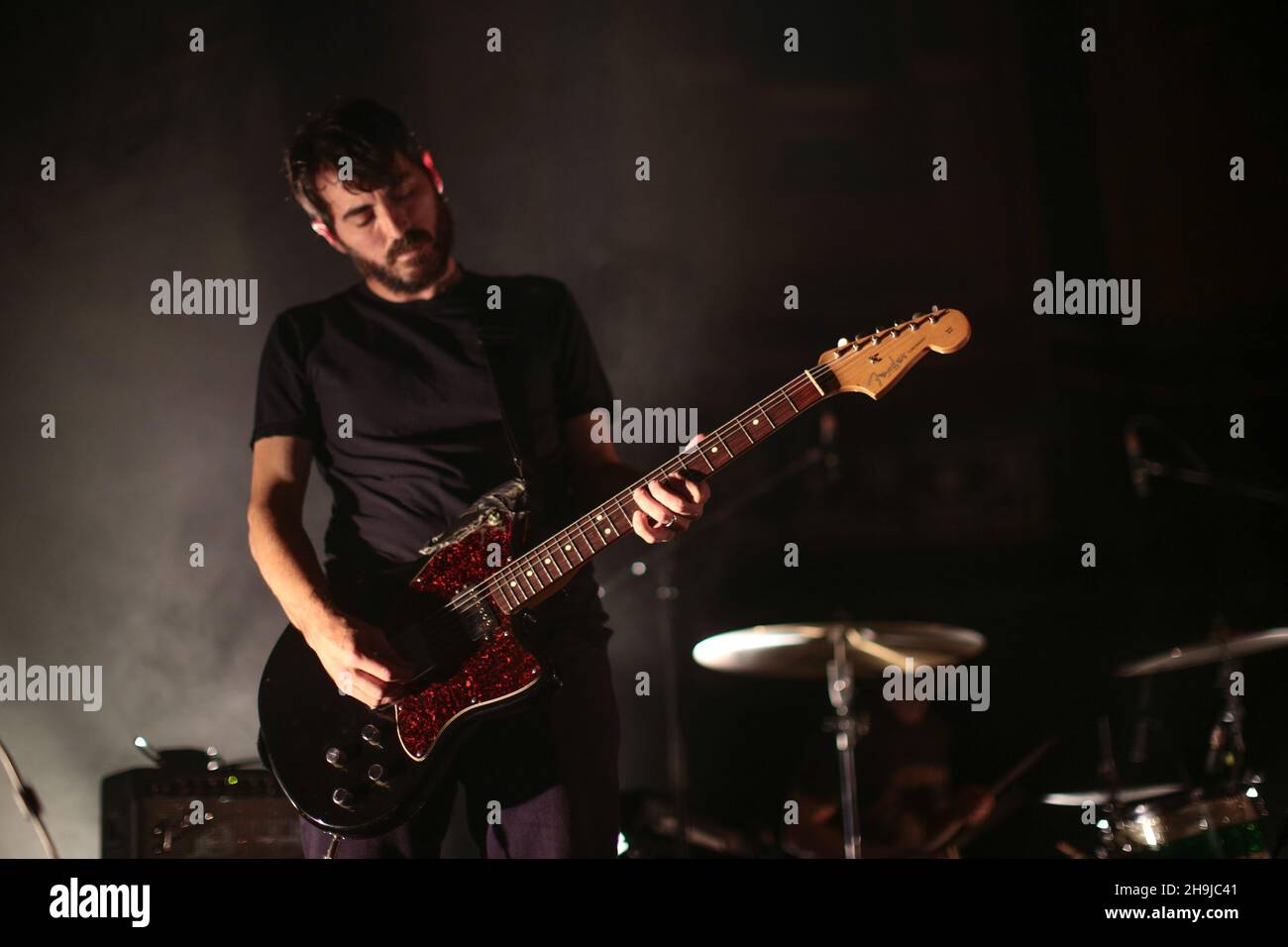 Mark Smith of Texan post-rock band Explosions in the Sky performing ...