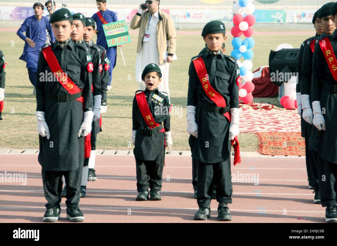 Jamshoro, Pakistan, December 07, 2021. View of opening ceremony of the ...