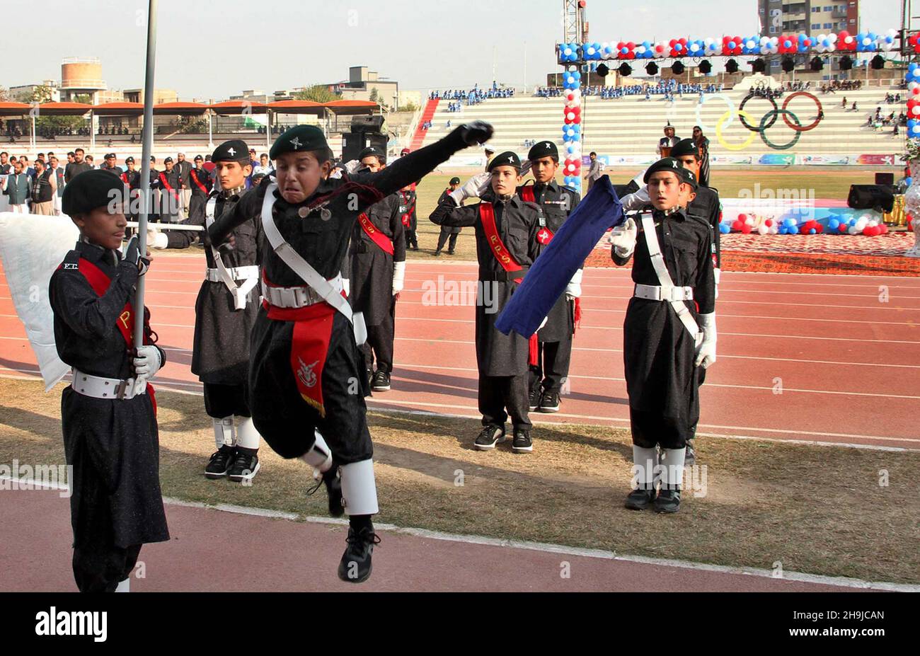 Jamshoro, Pakistan, December 07, 2021. View of opening ceremony of the ...