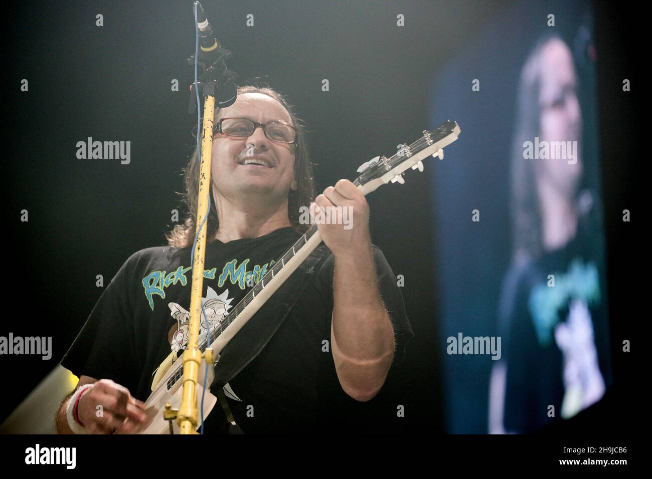 Brendan B. Brown of Wheatus performing live on stage at the SSE Wembley ...
