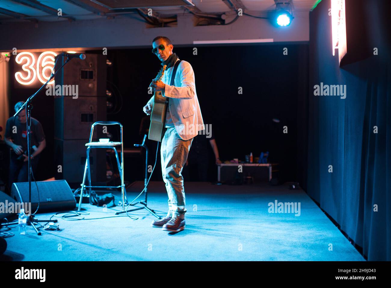 Richard ashcroft performs with his new band hi-res stock photography ...