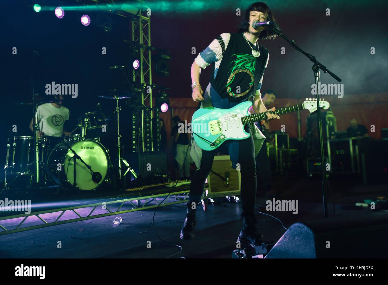 Katie Monks of Canadian indie band Dilly Dally on the first day of the ...