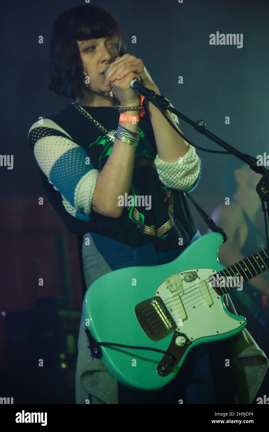 Katie Monks of Canadian indie band Dilly Dally on the first day of the ...