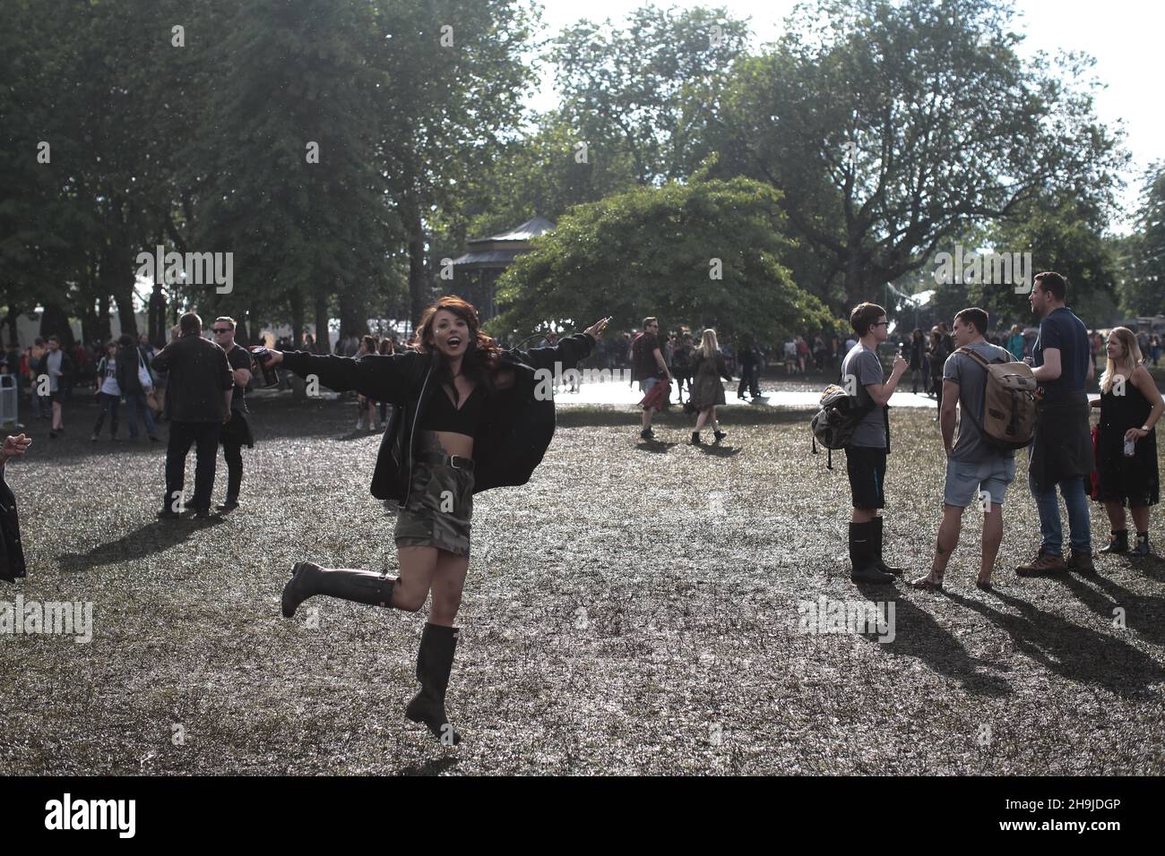 General views of Day 2 of the 2016 Field Day Festival in Victoria Park ...