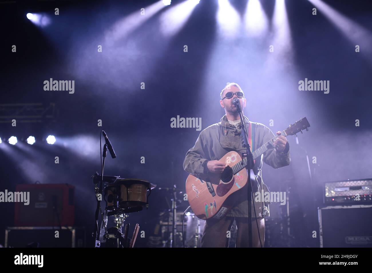 Steve Mason, formerly of Beta Band, performing live on stage on day 2 ...