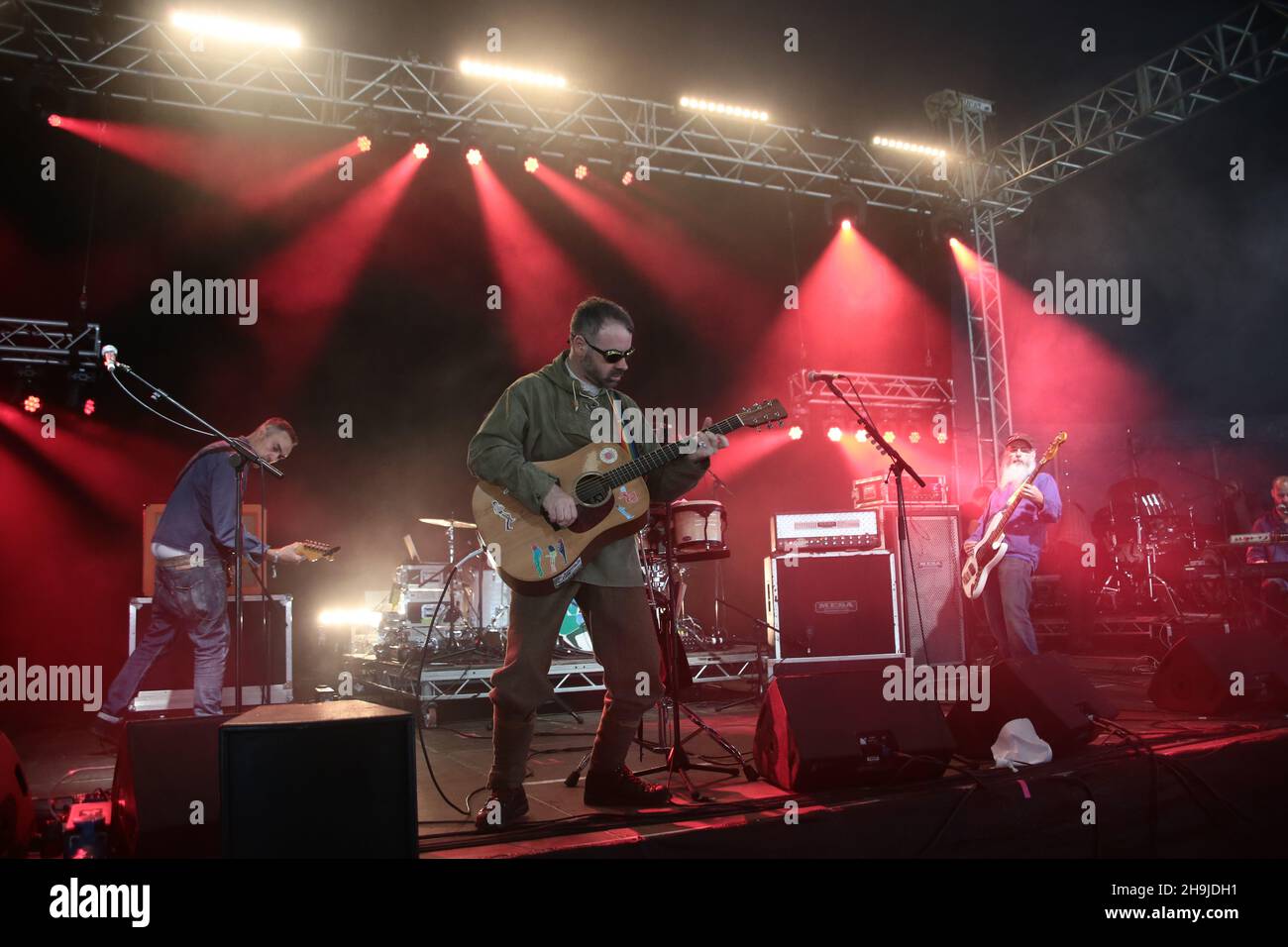 Steve Mason, formerly of Beta Band, performing live on stage on day 2 ...
