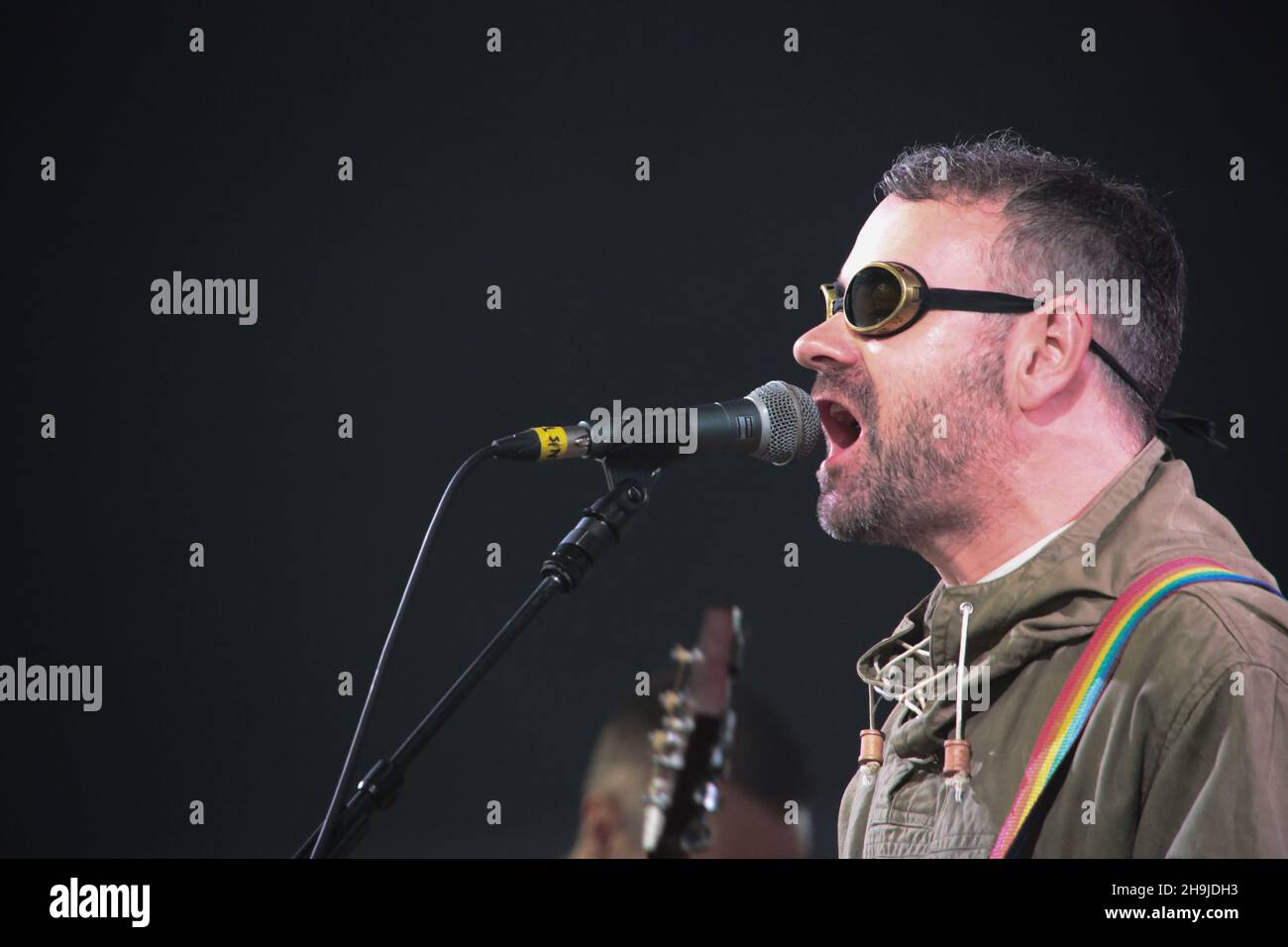 Steve Mason, formerly of Beta Band, performing live on stage on day 2 ...
