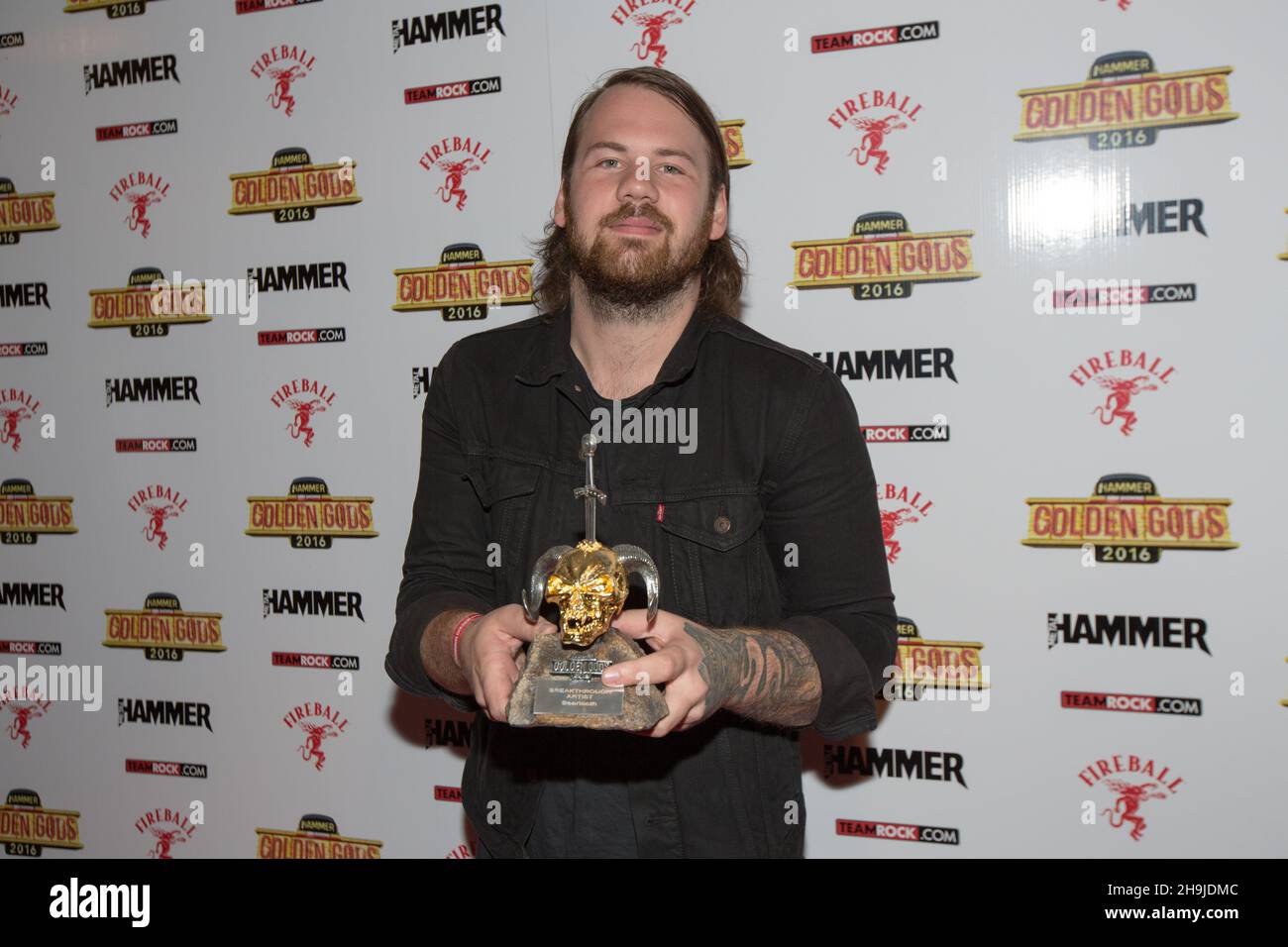 Caleb Shomo of Bear Tooth who won the Breakthrough Band award at the ...