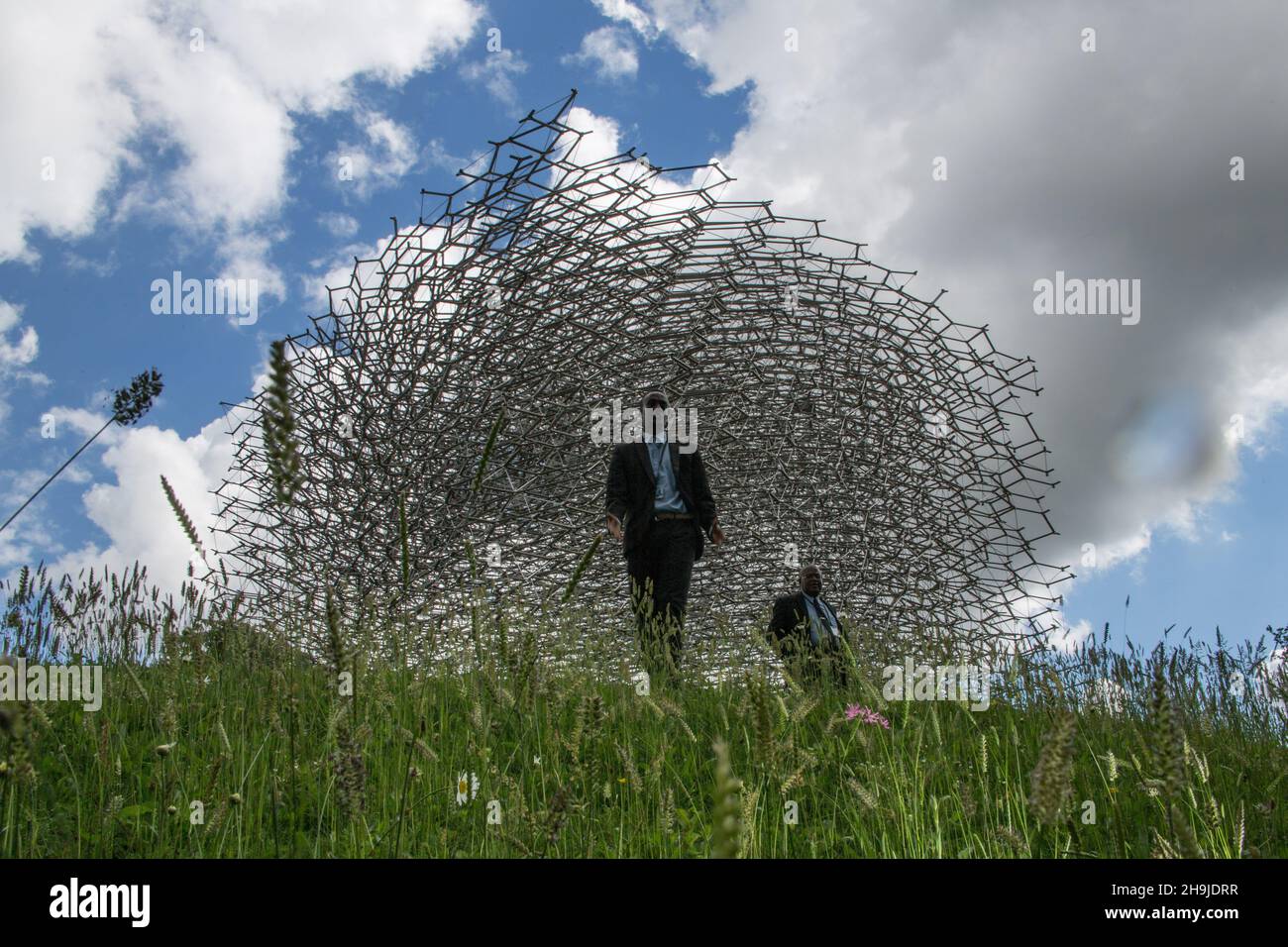 The Hive pavilion is unveiled at Kew Gardens, London. Designed by ...