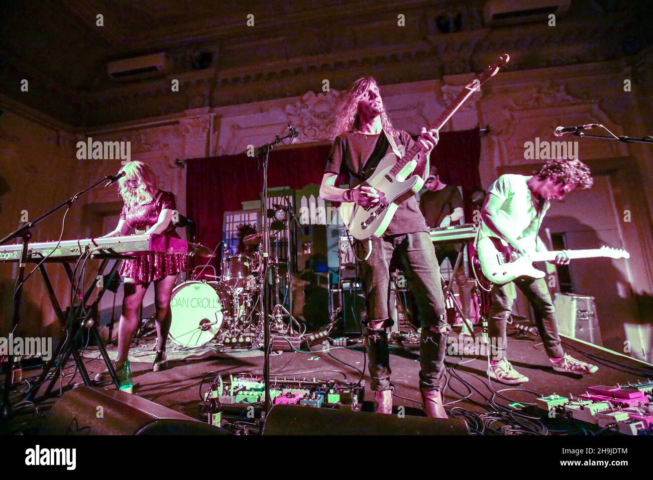 Pleasure Beach performing live on stage at Bush Hall as part of the ...