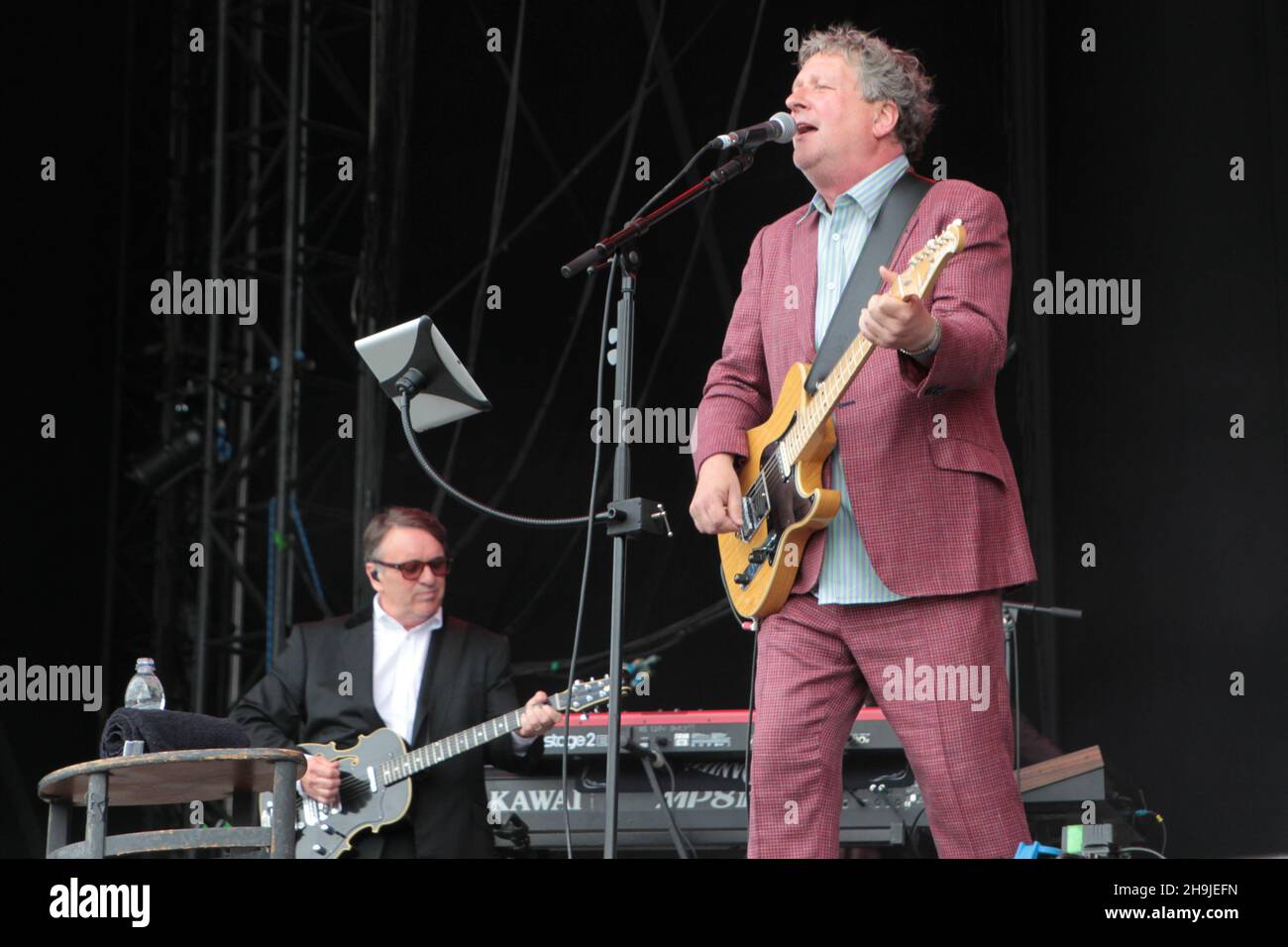 Chris Difford (left) and Glenn Tilbrook of Squeeze performing live on ... Chris Difford (left) and Glenn Tilbrook of Squeeze performing live on ...