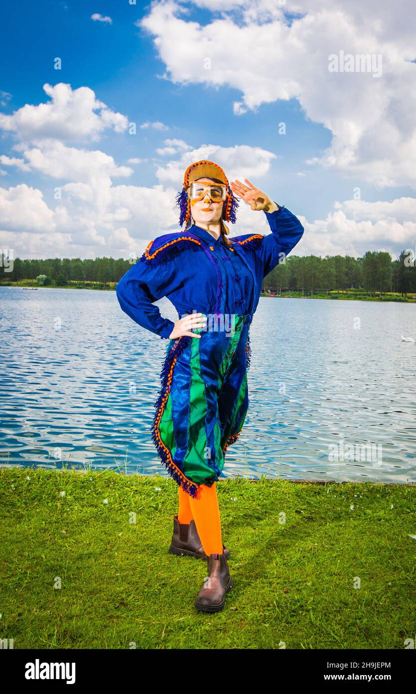 Emily Essery of The Enfants Terribles theatre company poses for photos ...