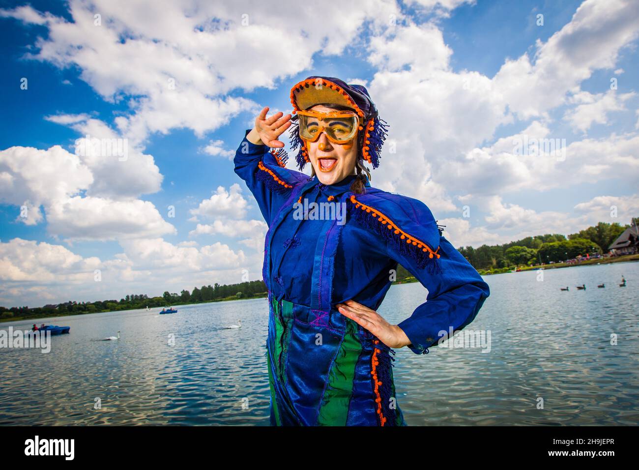 Emily Essery of The Enfants Terribles theatre company poses for photos ...
