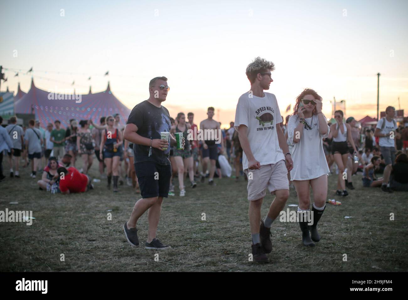 General views on day 1 of the 2016 Reading Festival. Picture date ...