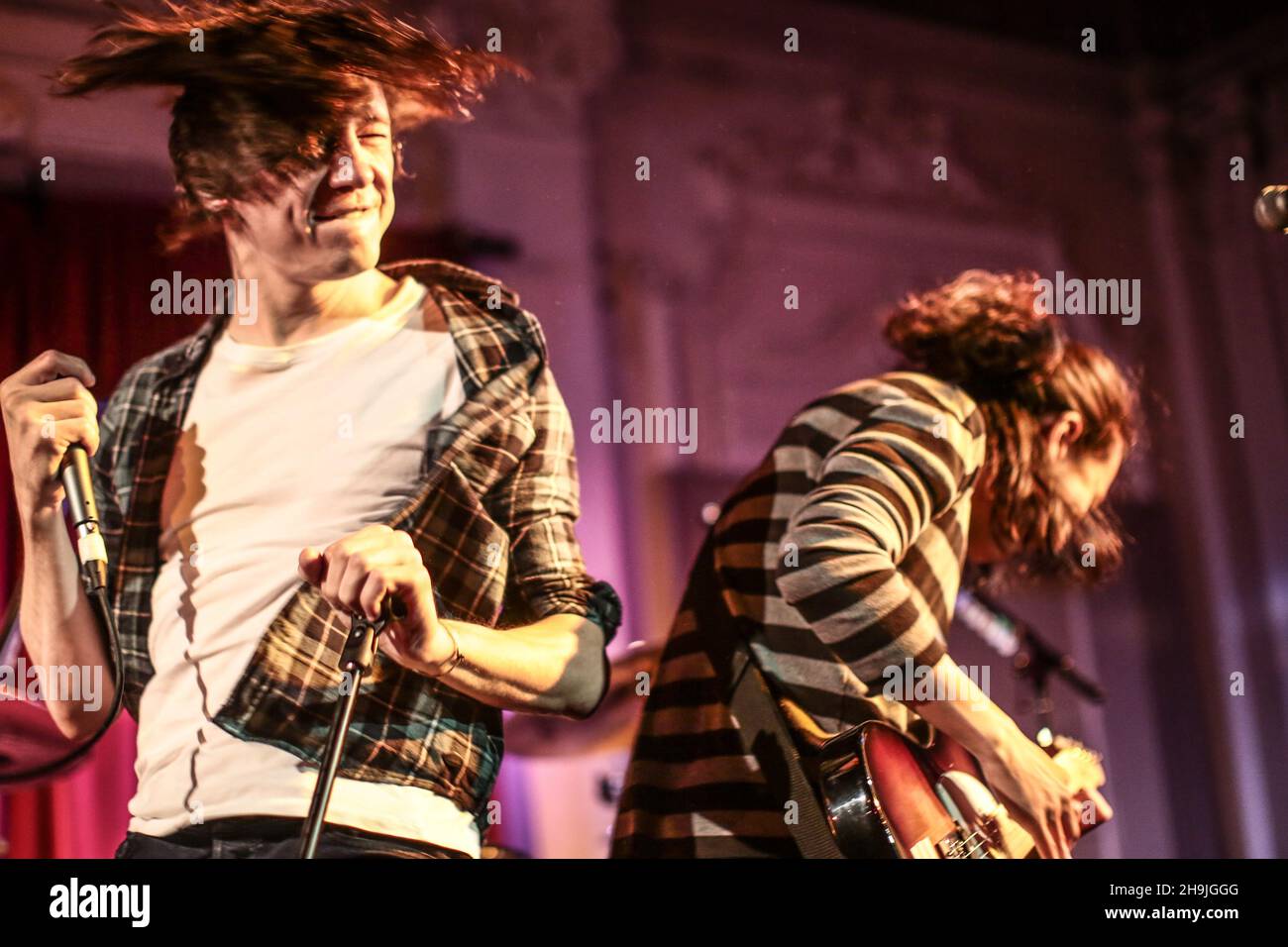 Moses performing at Bush Hall in support of Jimmy Eat World. Date of ...