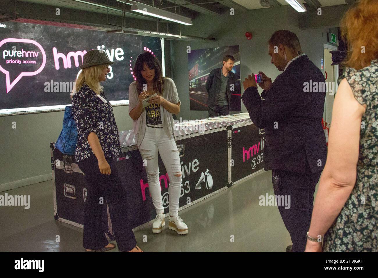 KT Tunstall signing copies of her new album Kin after a special gig for ...