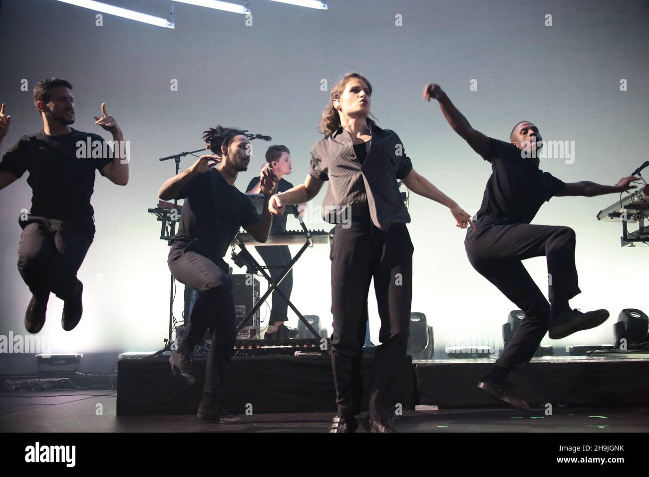 Christine and the Queens performing live on stage at the Roundhouse in ...