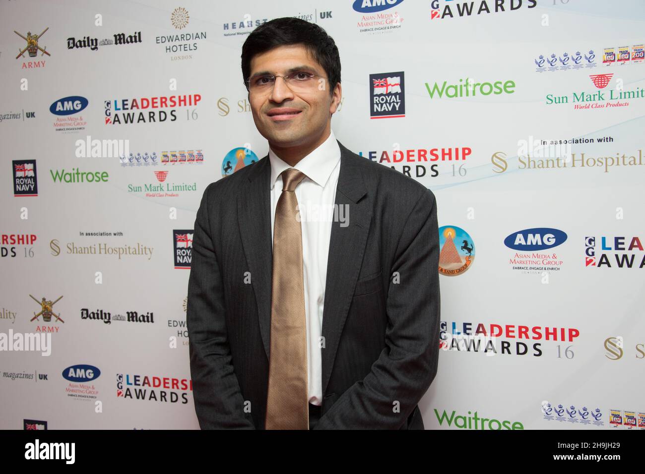 Nikhil Rathi (CEO of the London Stock Exchange) posing for photos ...