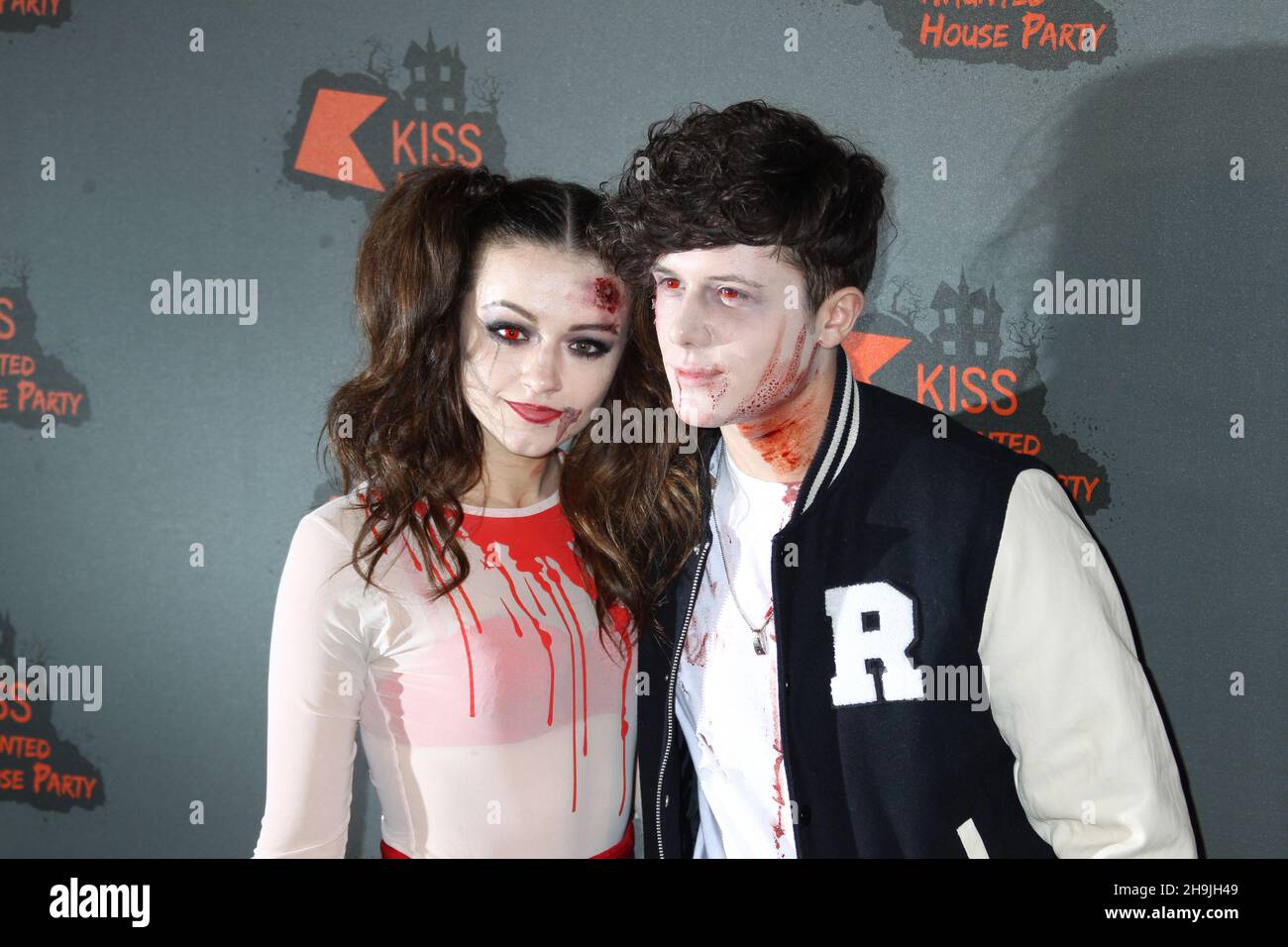 Emily Middlemas and Ryan Lawrie arriving on the red carpet at the 2016 ...