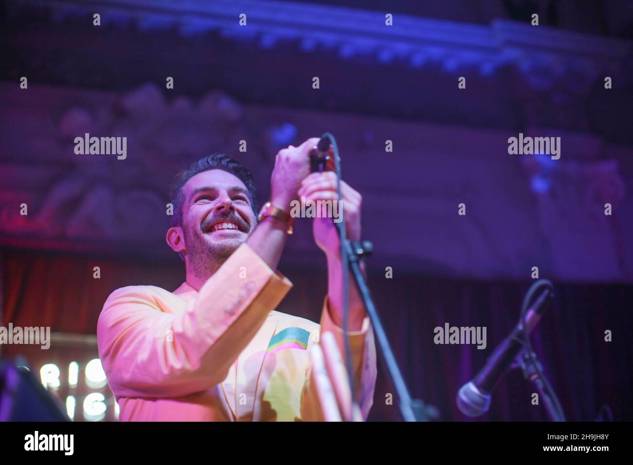 Rod Thomas (aka Bright Light Bright Light) performing live on stage at ...