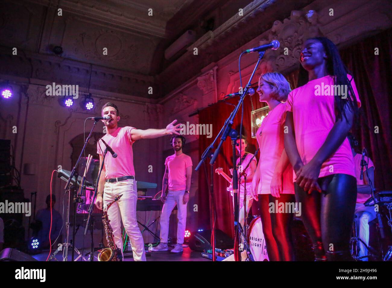 Rod Thomas (aka Bright Light Bright Light) performing live on stage at ...