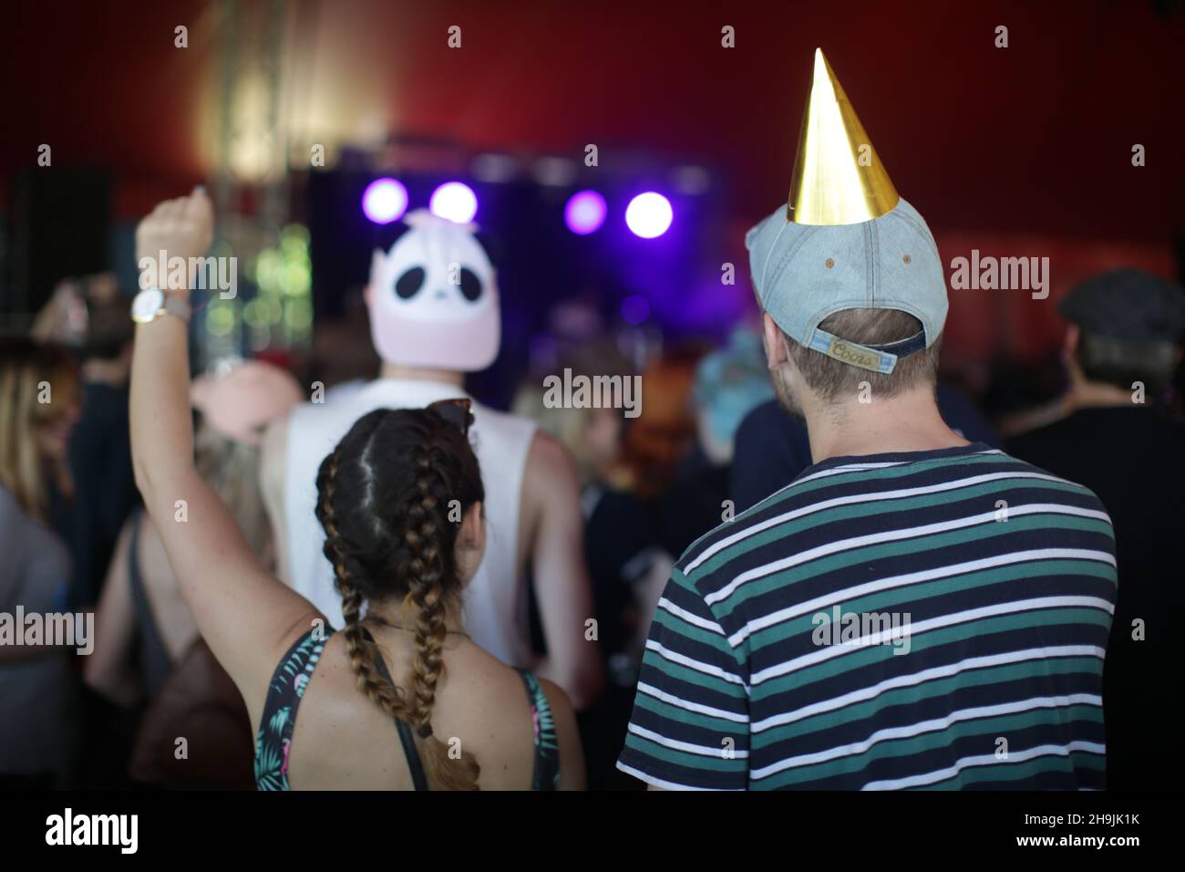 Audience members at the 2017 Field Day Festival in London's Victoria ...