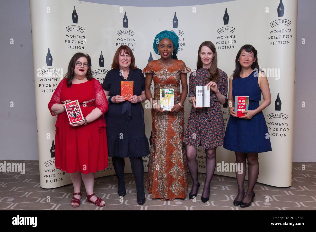The shortlisted authors (left to right: Naomi Alderman, Linda Grant ...