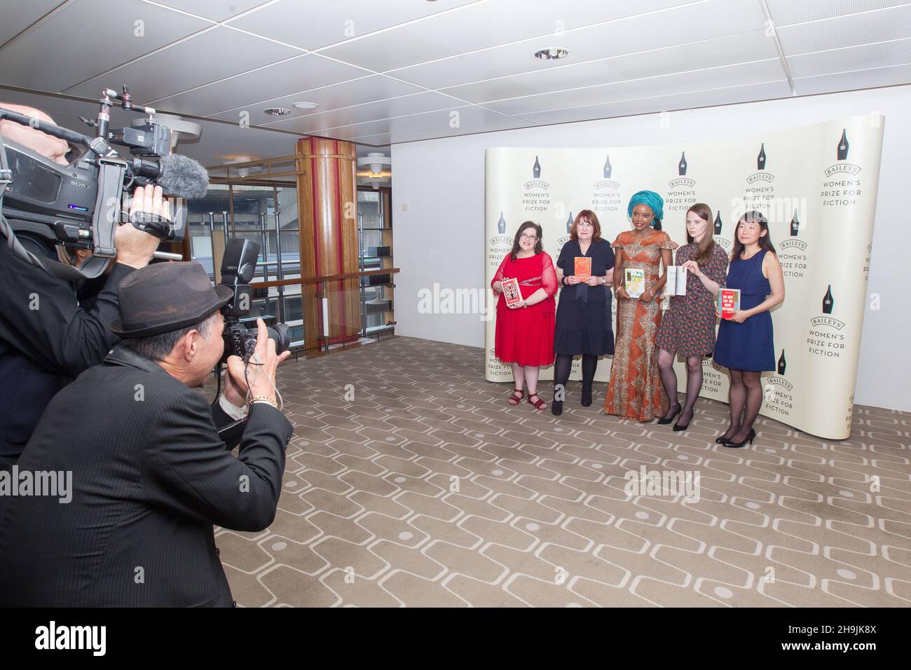 The shortlisted authors (left to right: Naomi Alderman, Linda Grant ...