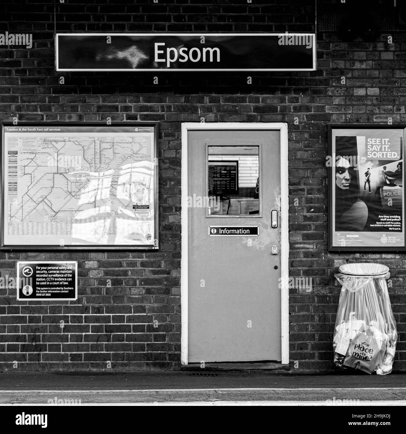 Map of epsom hi-res stock photography and images - Alamy