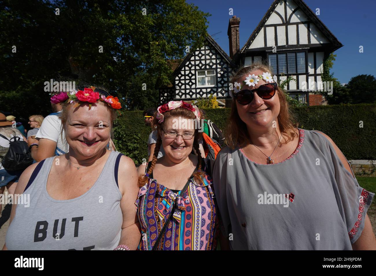 Festival goers at the 2017 End of the Road Festival. Photo date: Friday ...