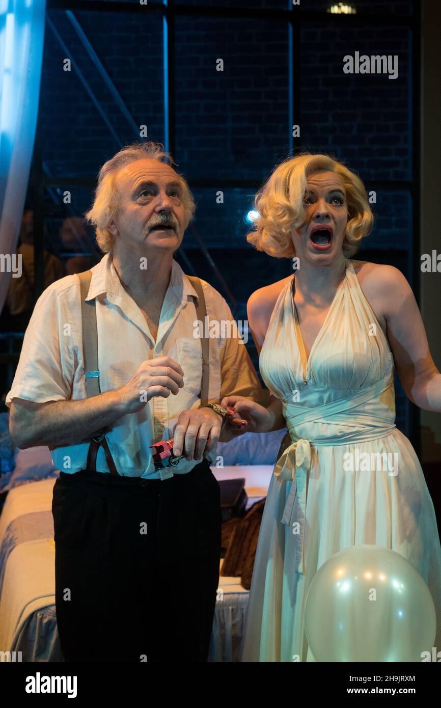 Simon Rouse as Einstein and Alice Bailey Johnson as Marilyn Monroe ...