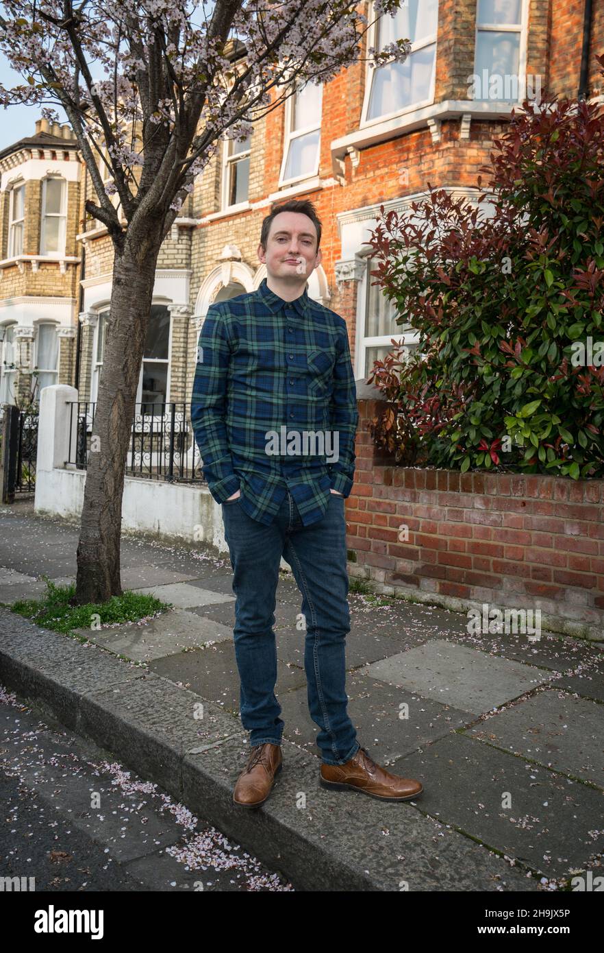 Tom Clarke (previously of The Enemy) poses for photos before going on ...