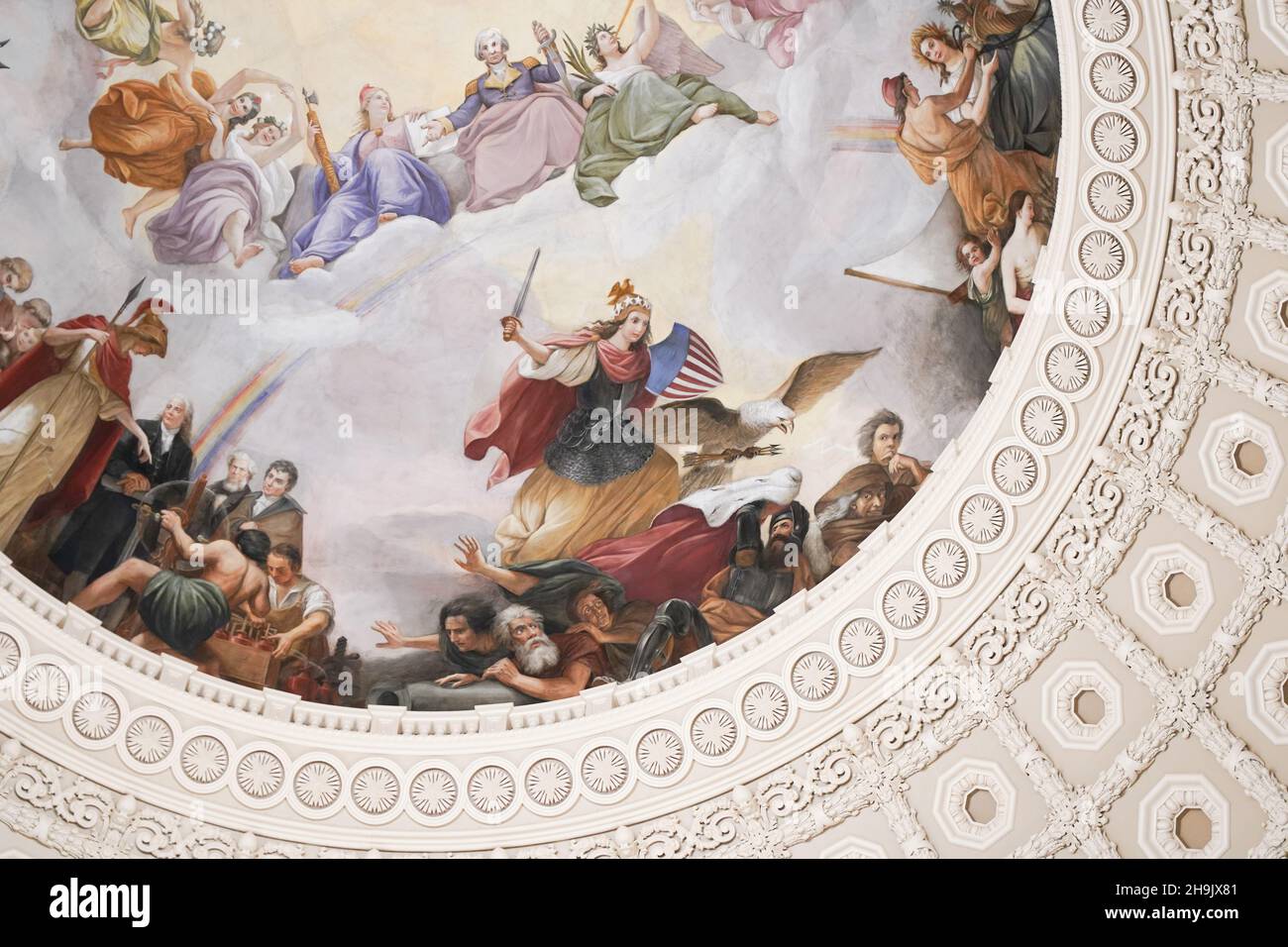 The apotheosis of washington hi-res stock photography and images - Alamy