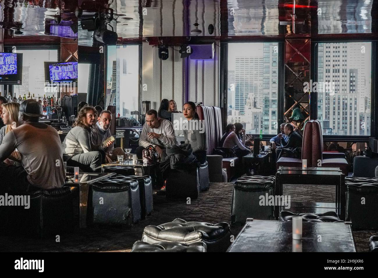 Inside the 230 Fifth rooftop bar in New York City in the United States ...