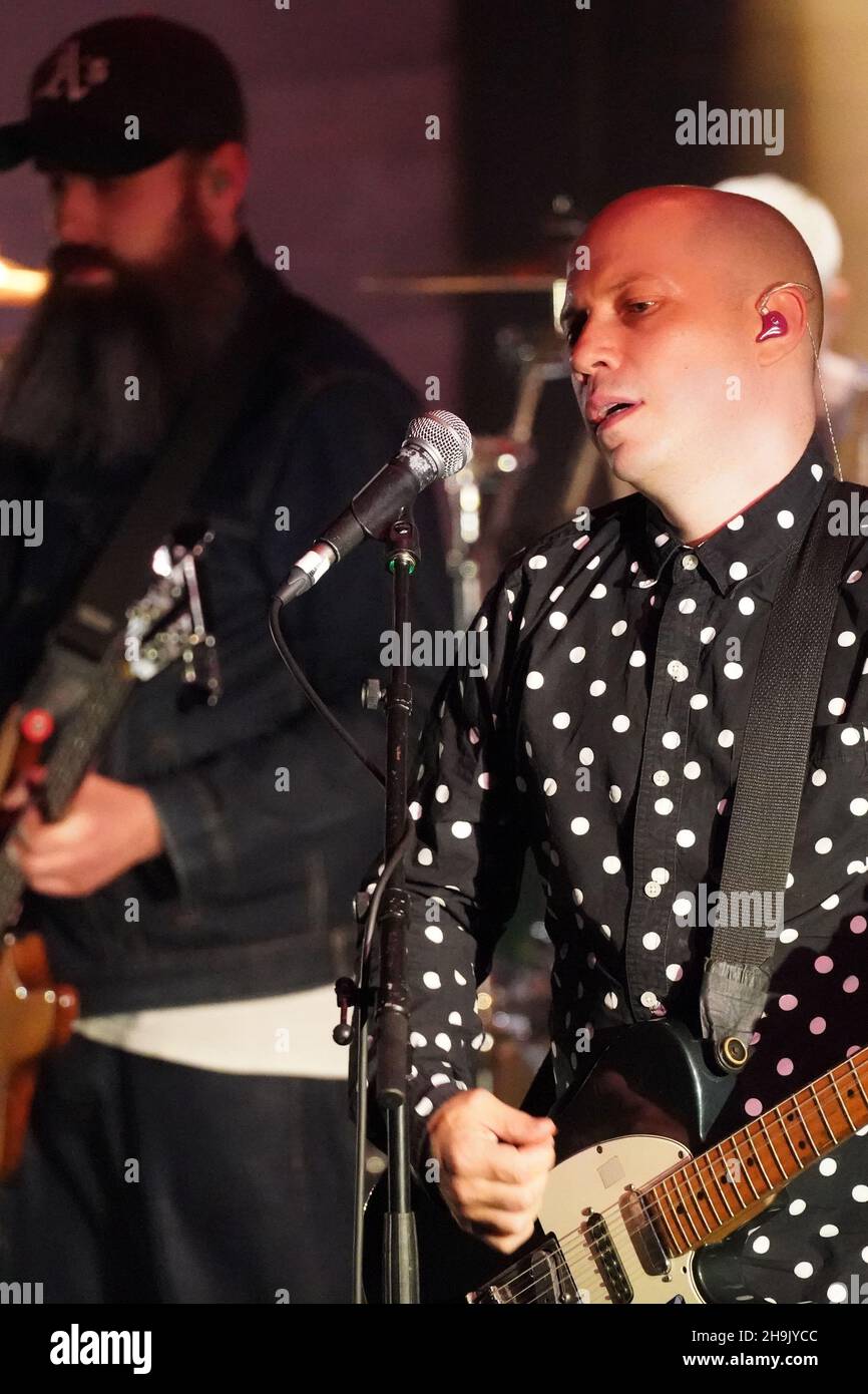 Stuart Braithwaite of Mogwai performing live on stage at The Festival ...