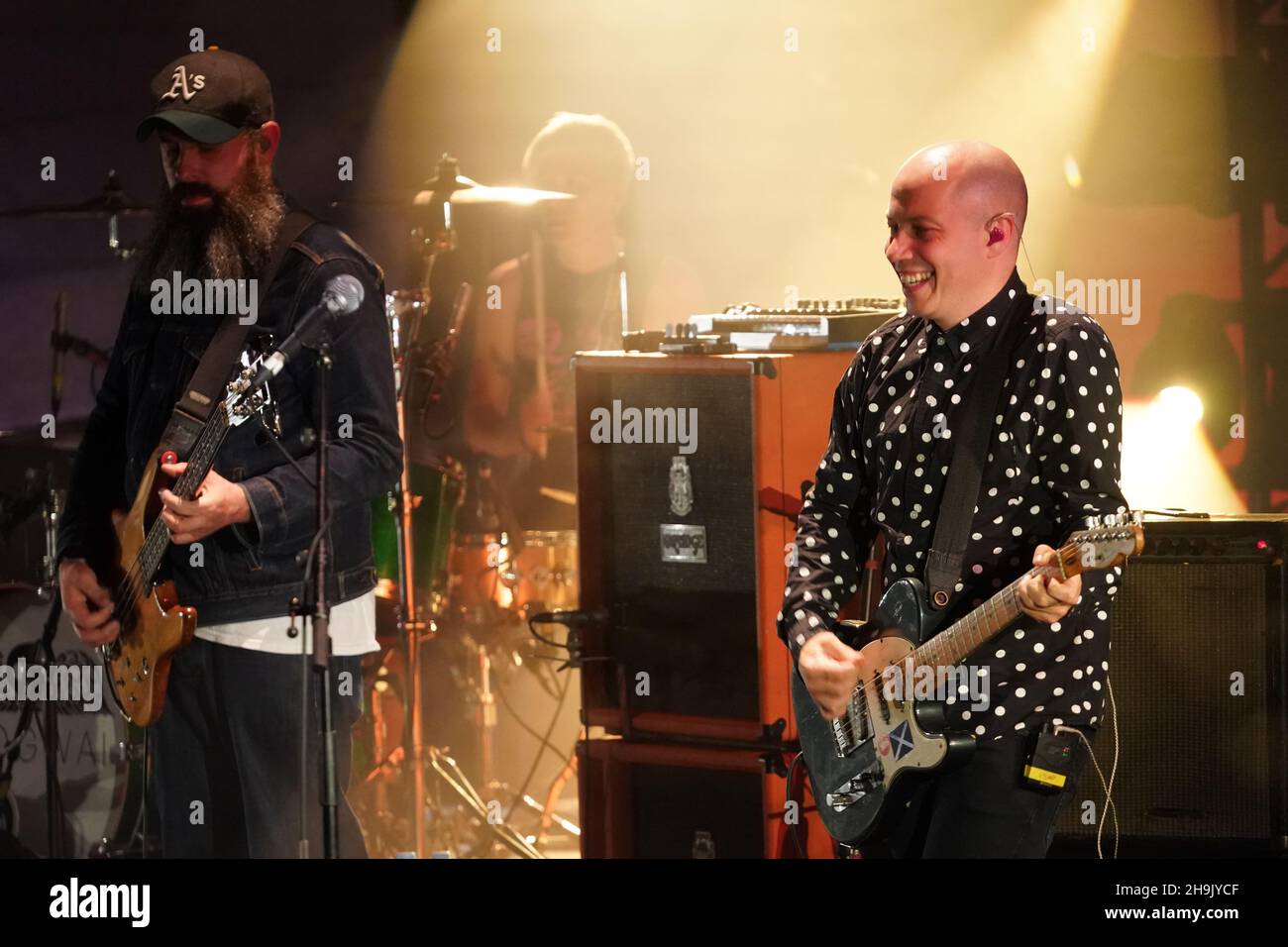 Stuart Braithwaite of Mogwai performing live on stage at The Festival ...