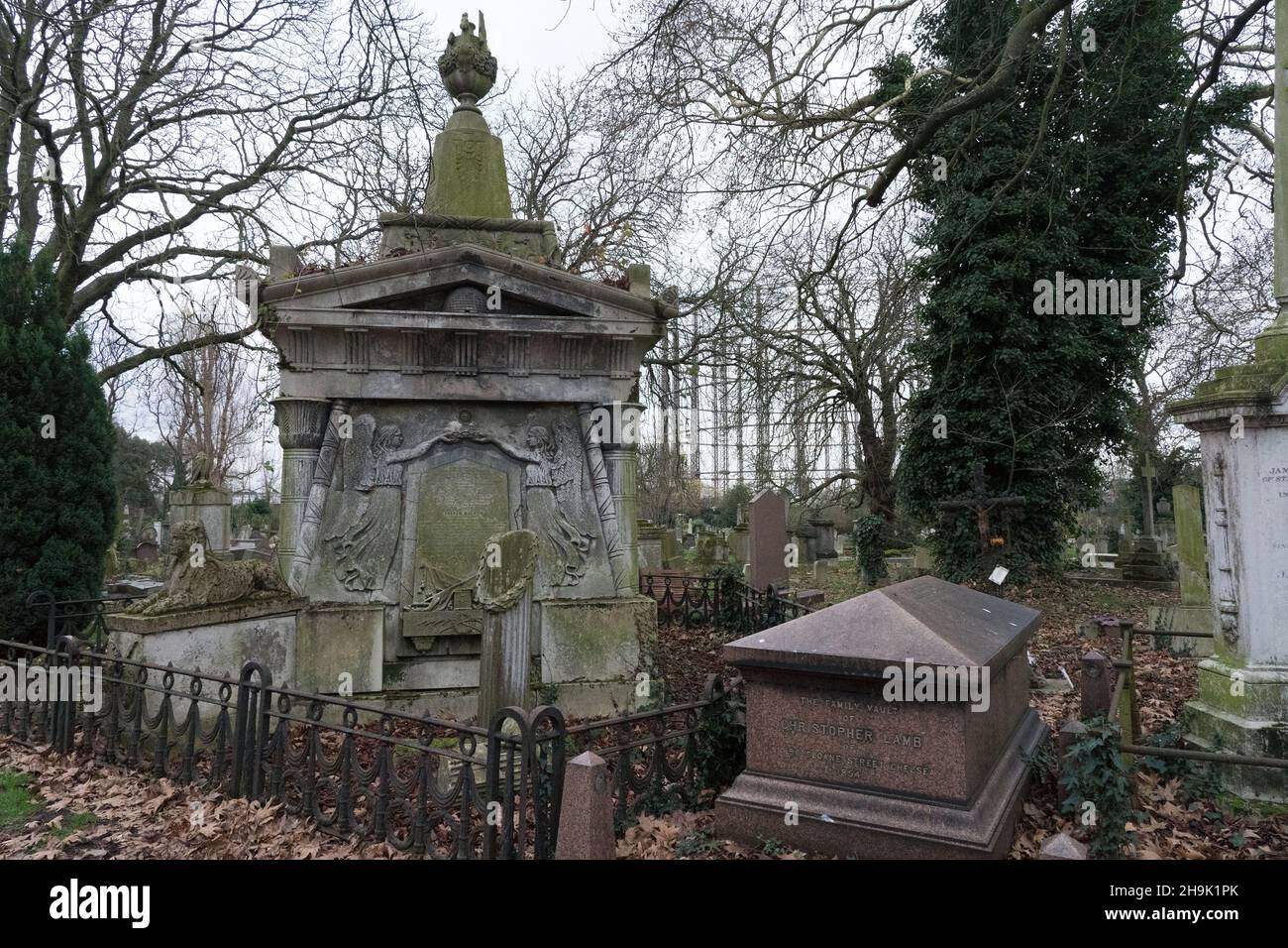 Views of Kensal Rise Cemetery in west London. Photo date: Thursday ...