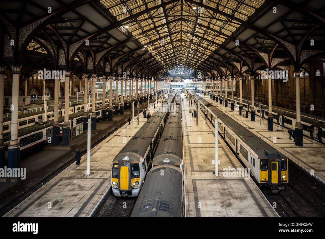 Views of Liverpool Street Station in London. Photo date: Friday, April ...