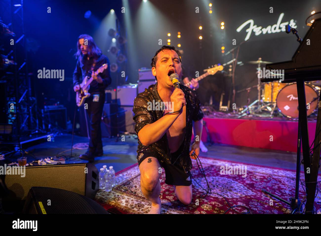 Matt Baty of Pigs Pigs Pigs Pigs Pigs Pigs Pigs performing live on ...