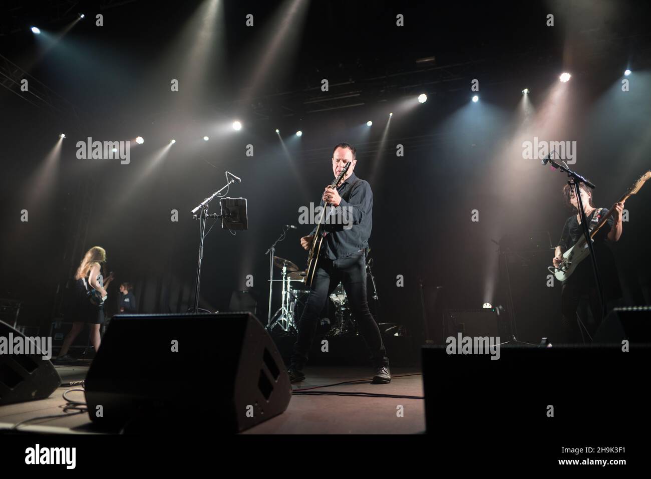 David Gedge of Wedding Present performing at the 2019 Green Man ...