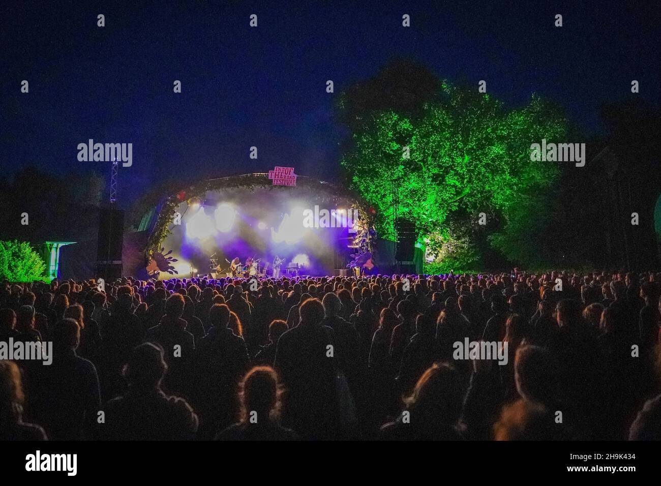 Festival goers at the 2019 End of the Road Festival. Photo date ...