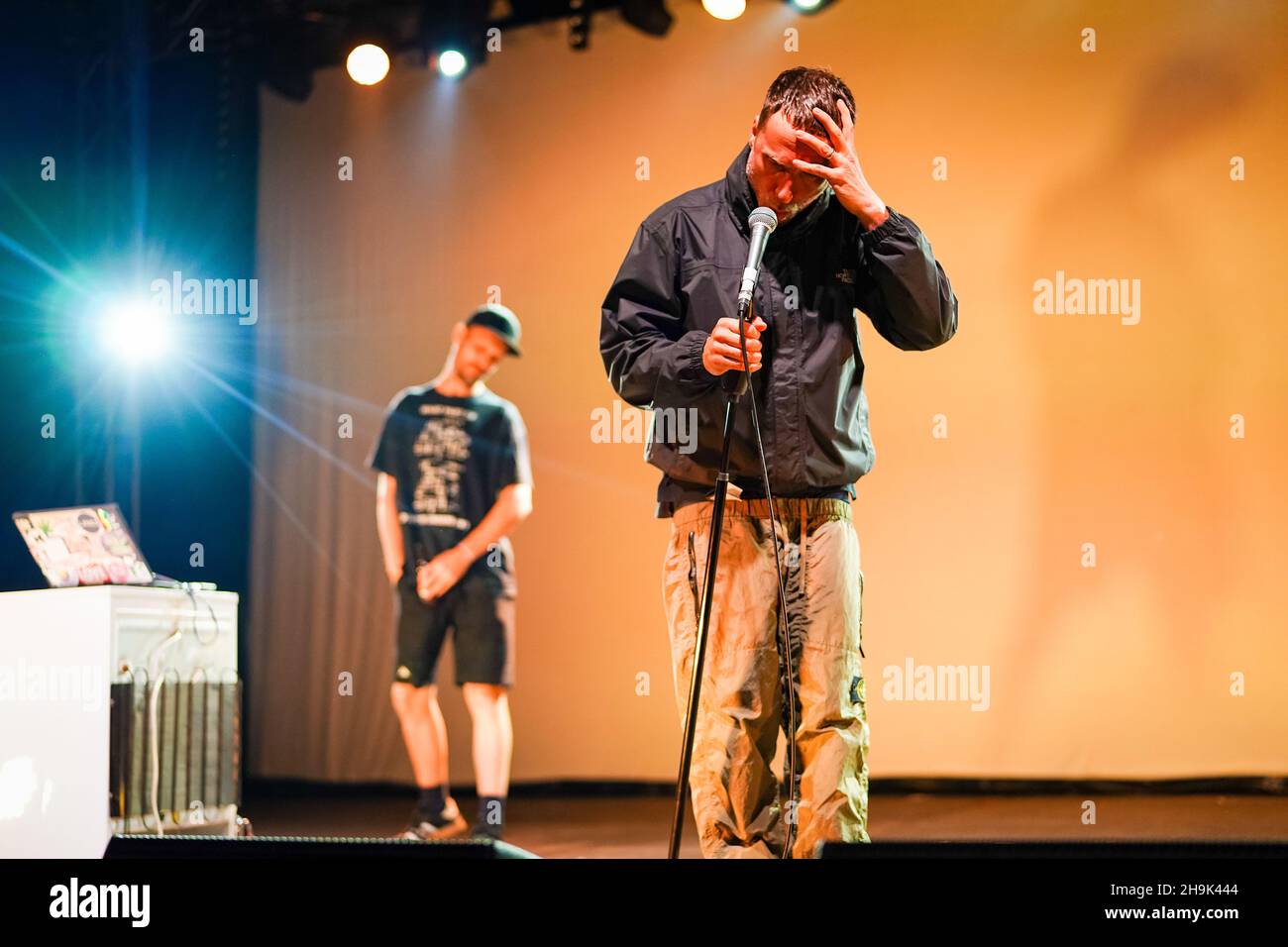 Sleaford Mods performing at the 2019 End of the Road Festival in Larmer ...