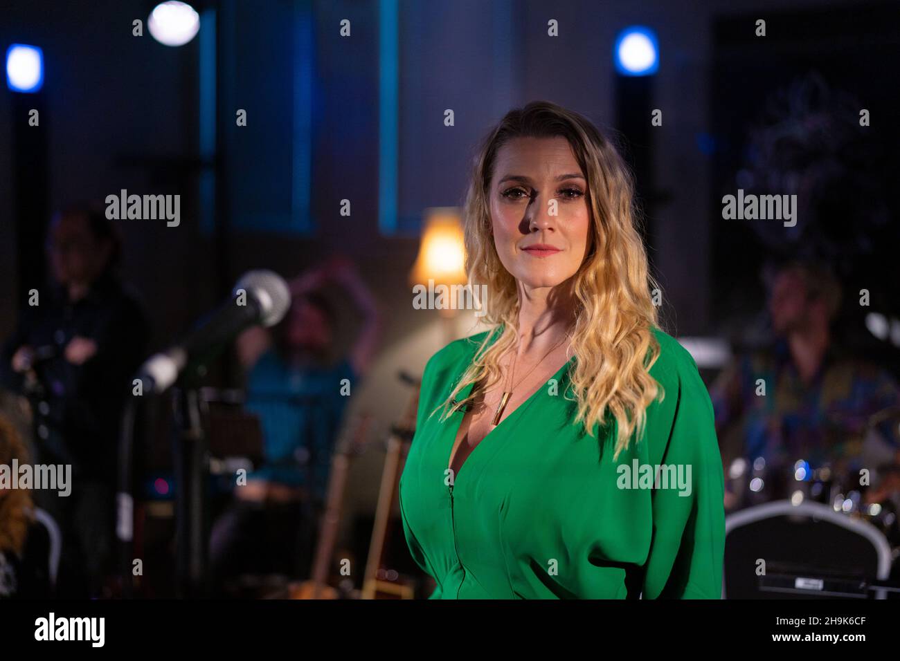 Alice Fearn poses for photos at L-Acoustics Creation in London as part ...