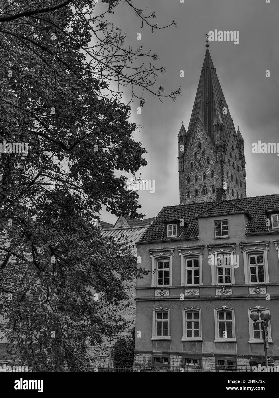 the city of Paderborn Stock Photo - Alamy