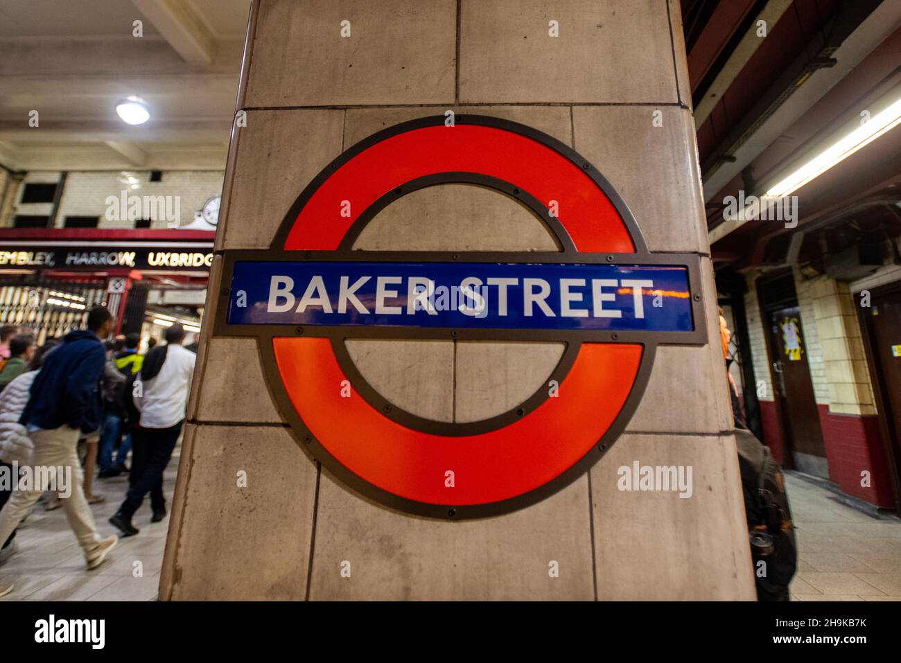 London, September 2021. Baker Street is famous for being the home ...