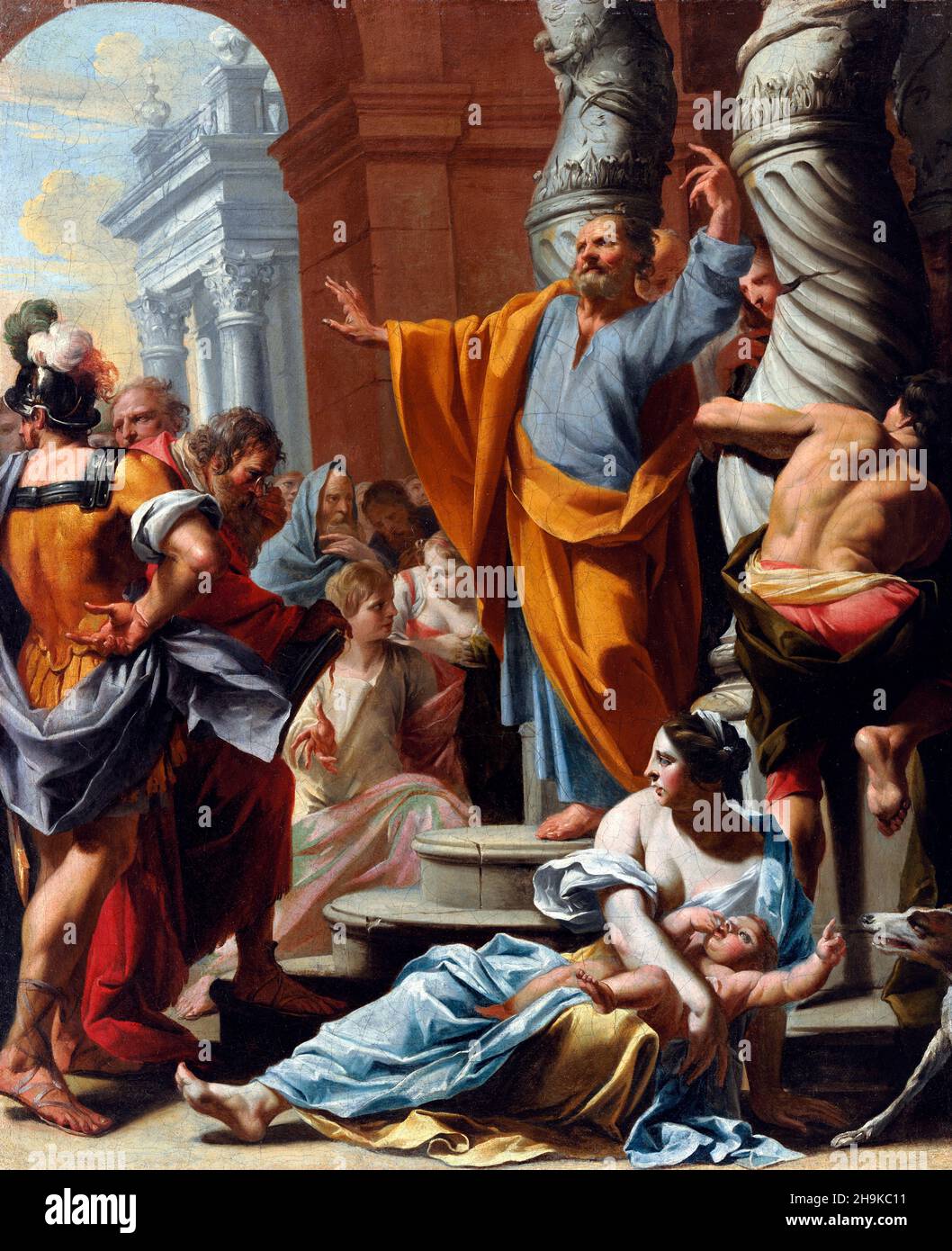 Apostle Peter Preaching