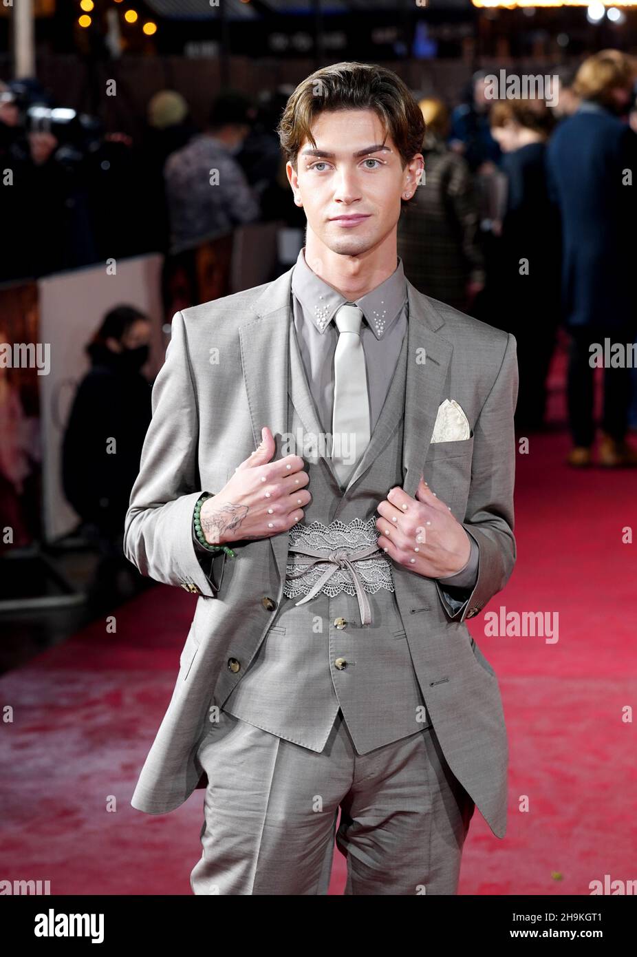 Sebby Jon attending the UK Premiere of Cyrano, at the Odeon Luxe ...