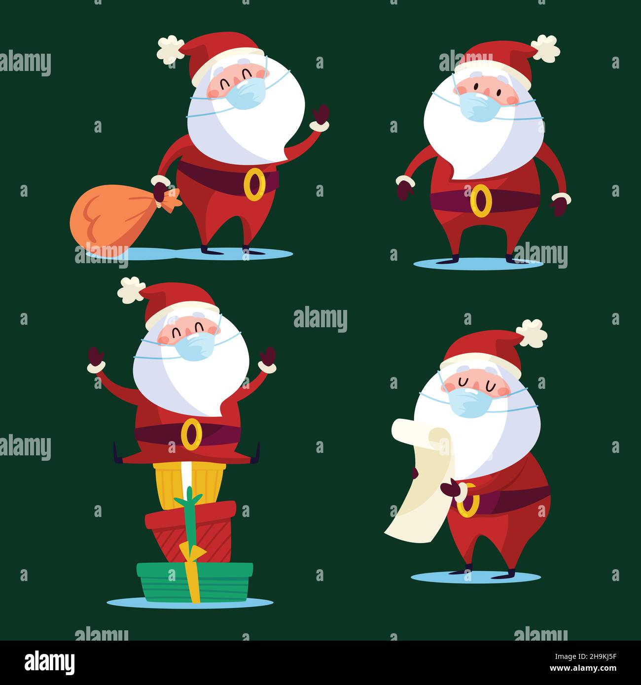 Viral christmas Stock Vector Images - Alamy
