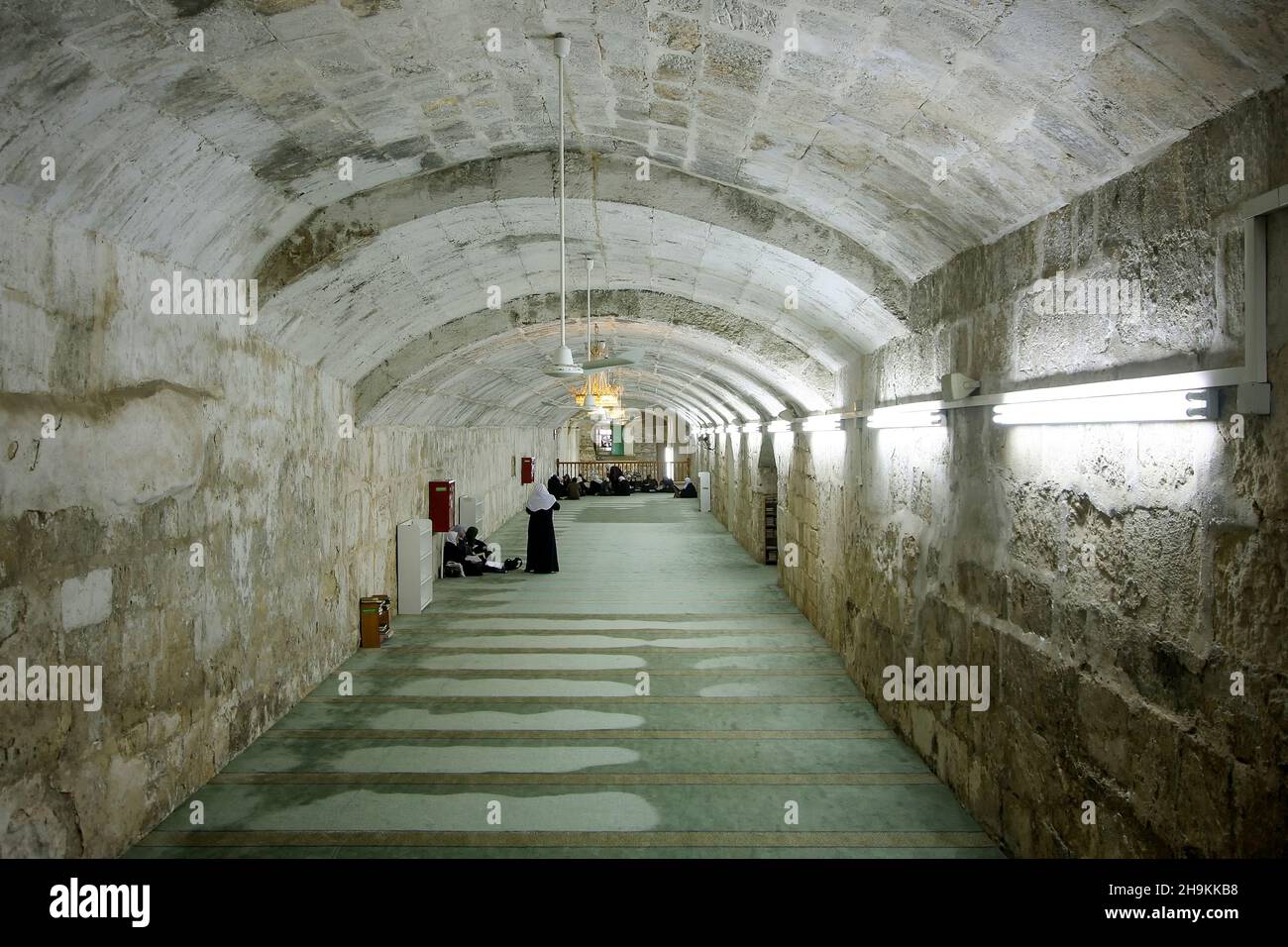 Mosque of Al-aqsa (Dome of the Rock) in Old Town. There are many ...